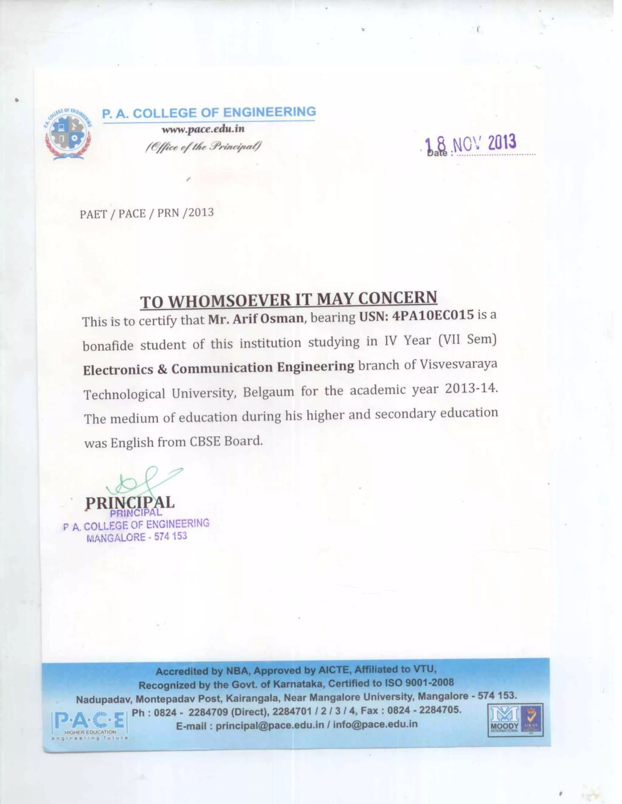 Englis Language Certificate | PDF