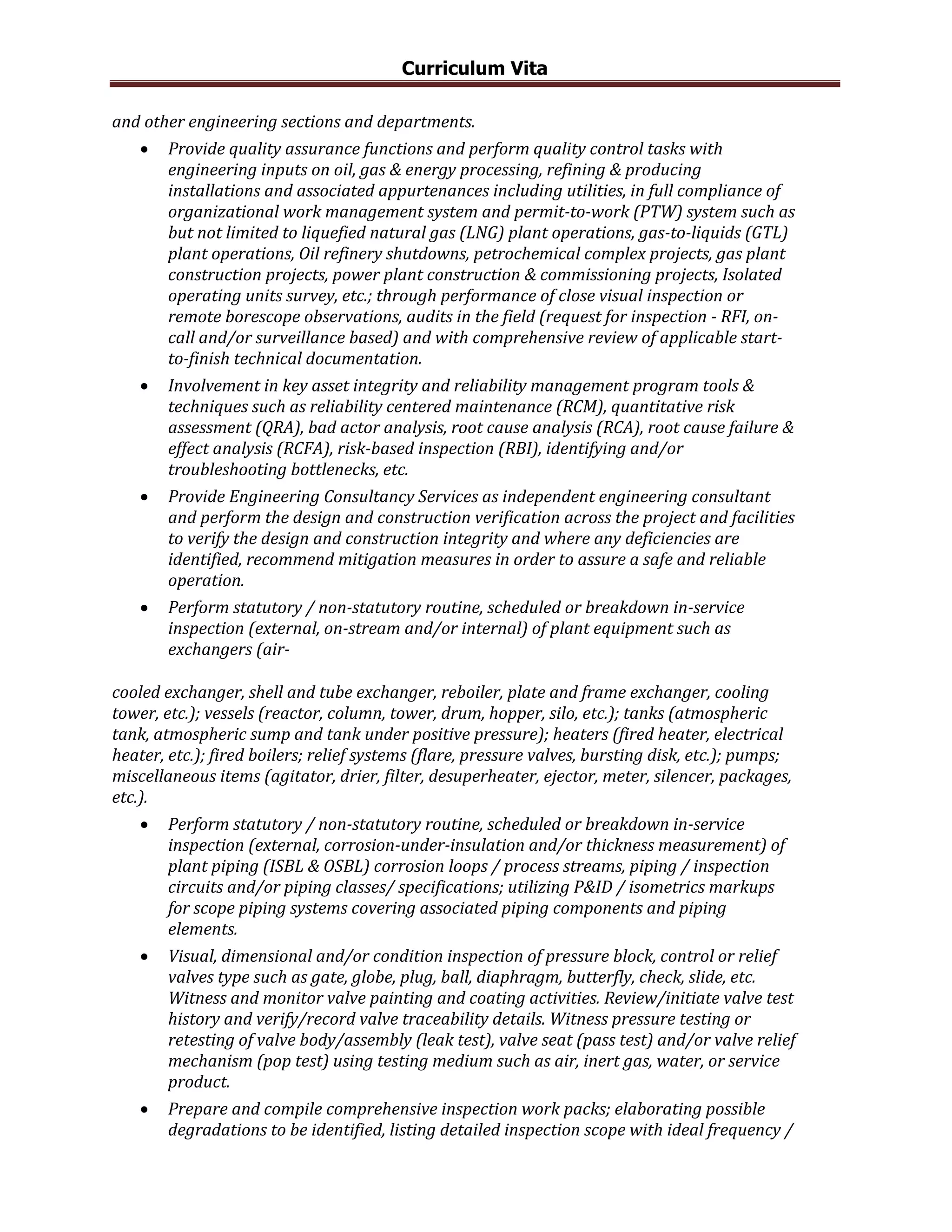 Inspector ,ElectroMechanical engineer resume rev.01