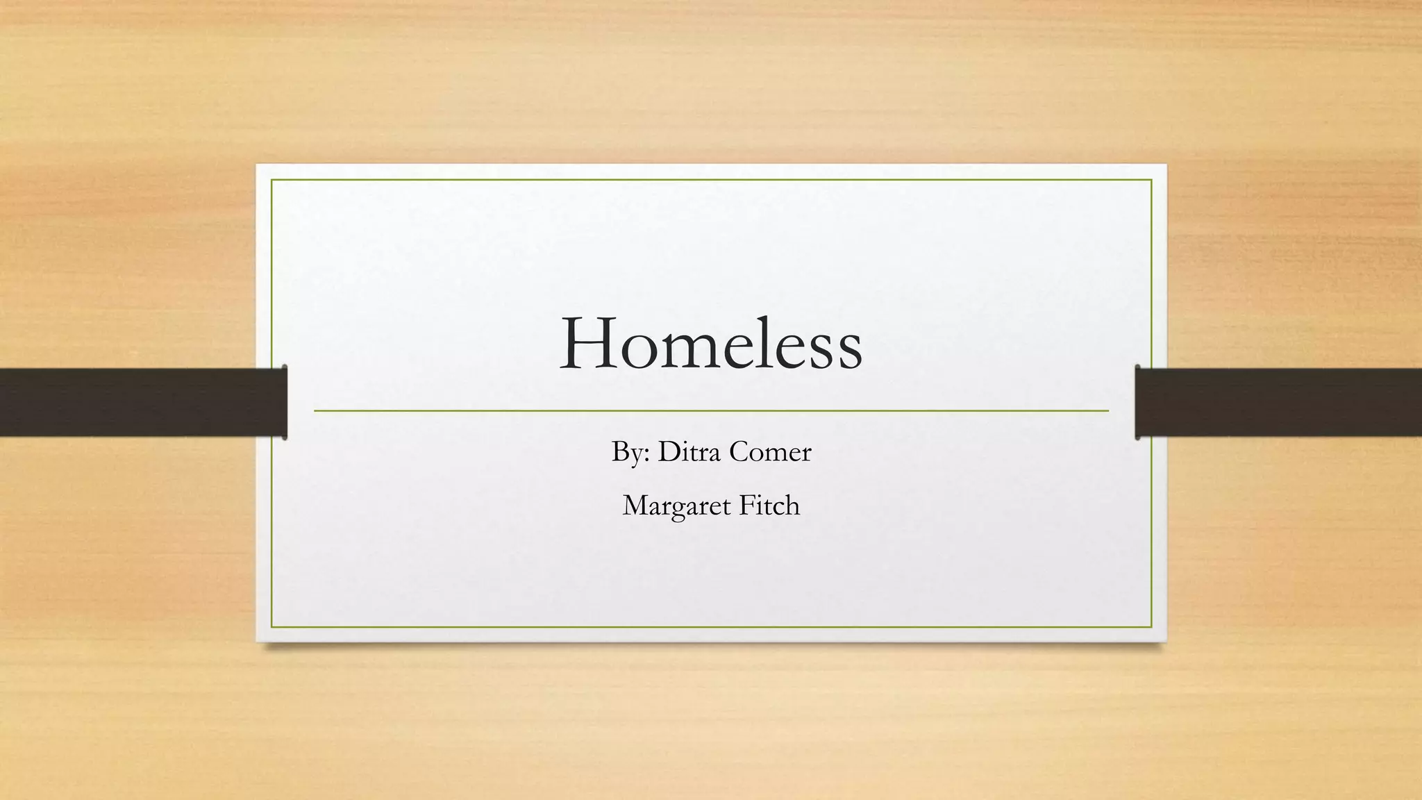 Homeless ppt (1) | PPTX