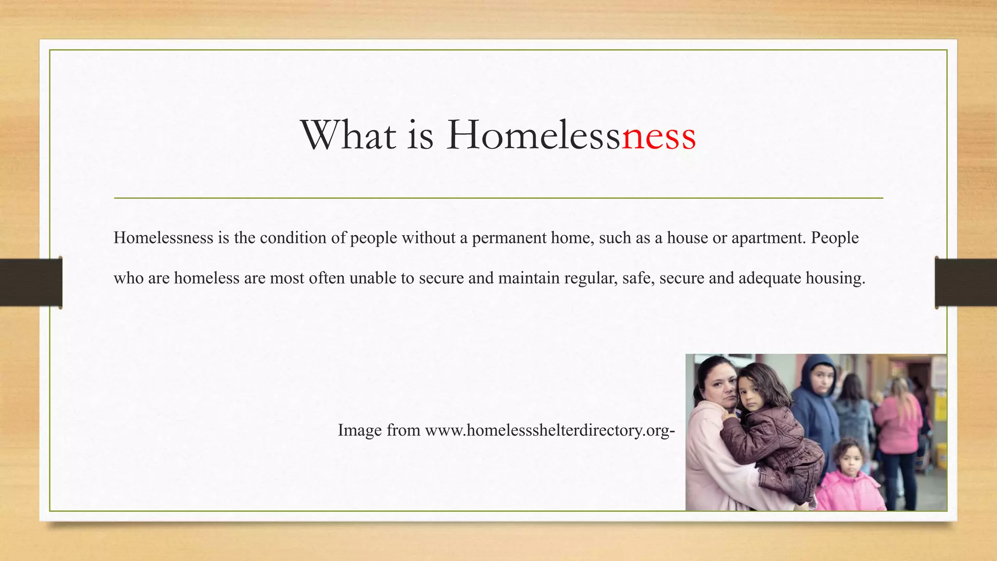 Homeless ppt (1) | PPTX