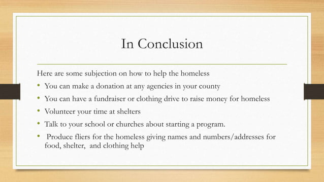 Homeless ppt (1) | PPTX
