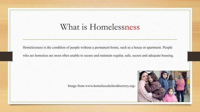 Homeless ppt (1) | PPTX