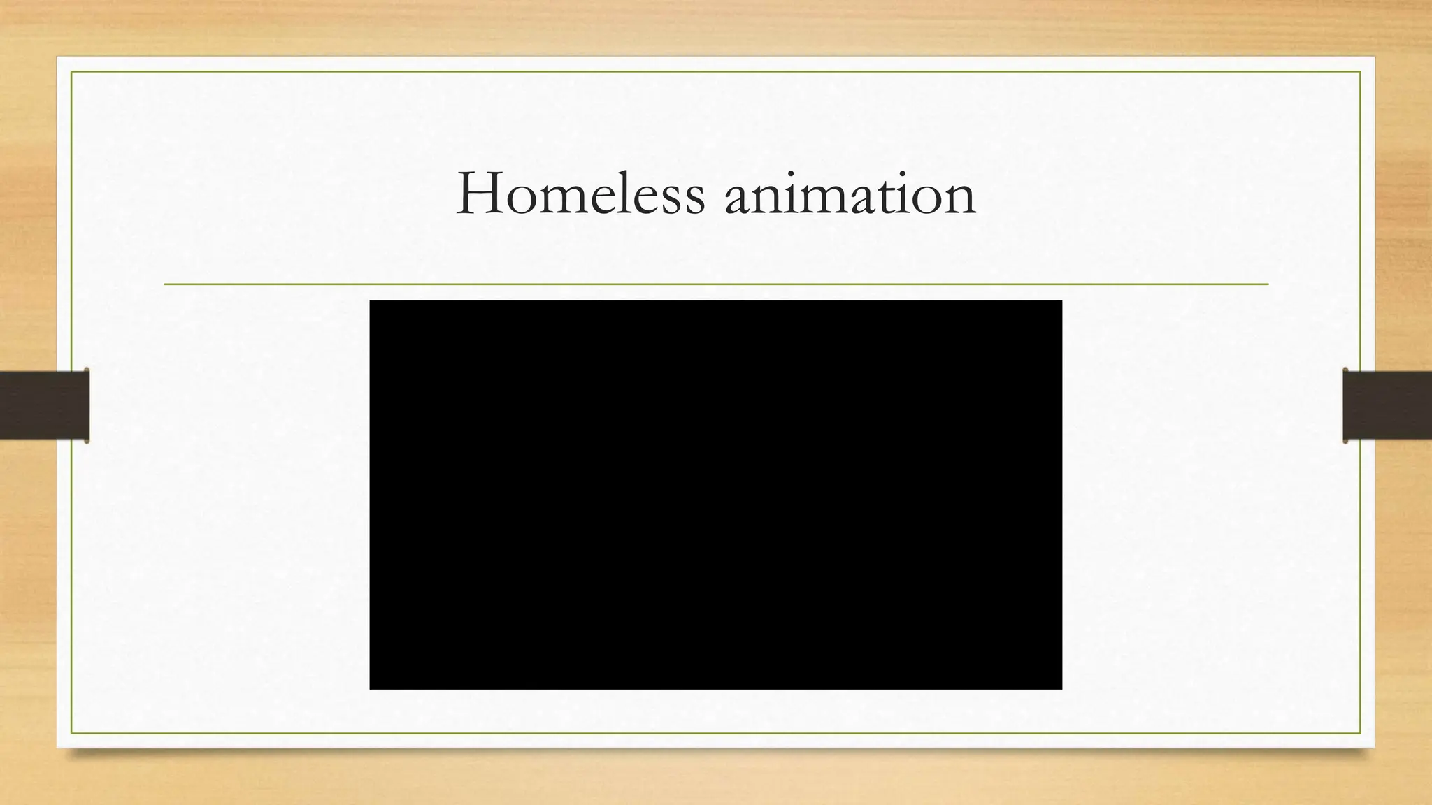 homelessness presentation (power point). | PPTX