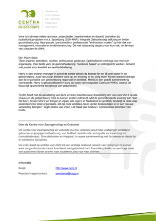 Persbericht CvZG | PDF