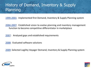 Connections 2011-KGP Logistics 3 22 11 | PPTX | Logistics | Business