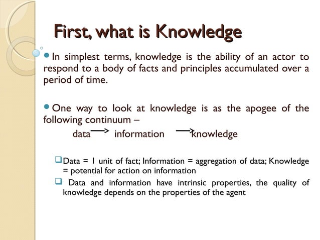 knowledge Management (1) | PPT