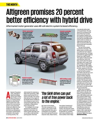 Car Magazine Article Published in July 2016 | PDF