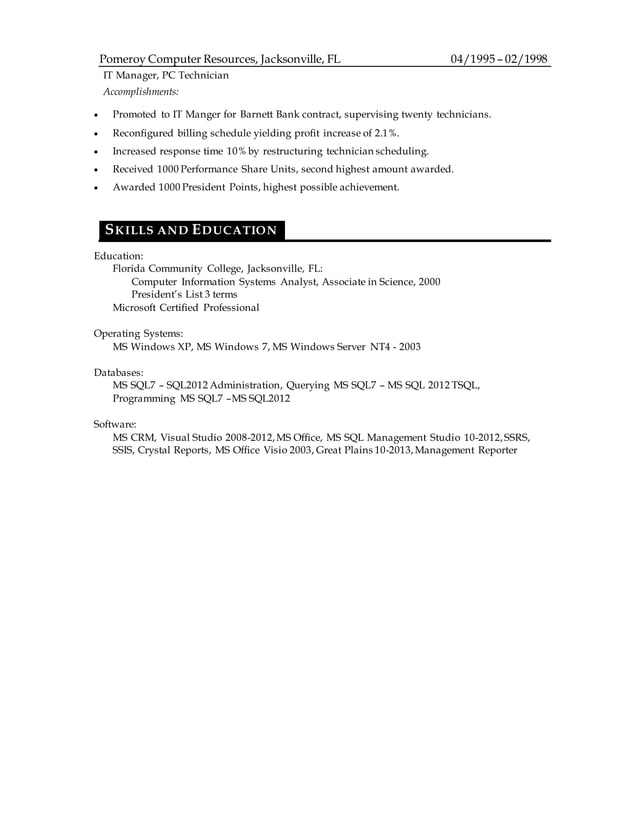 Marshall Pless Resume | DOCX