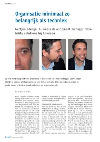 PompVisie Pvisie Gertjan Edelijn Emerson (006) | PDF | Computing | Technology & Computing