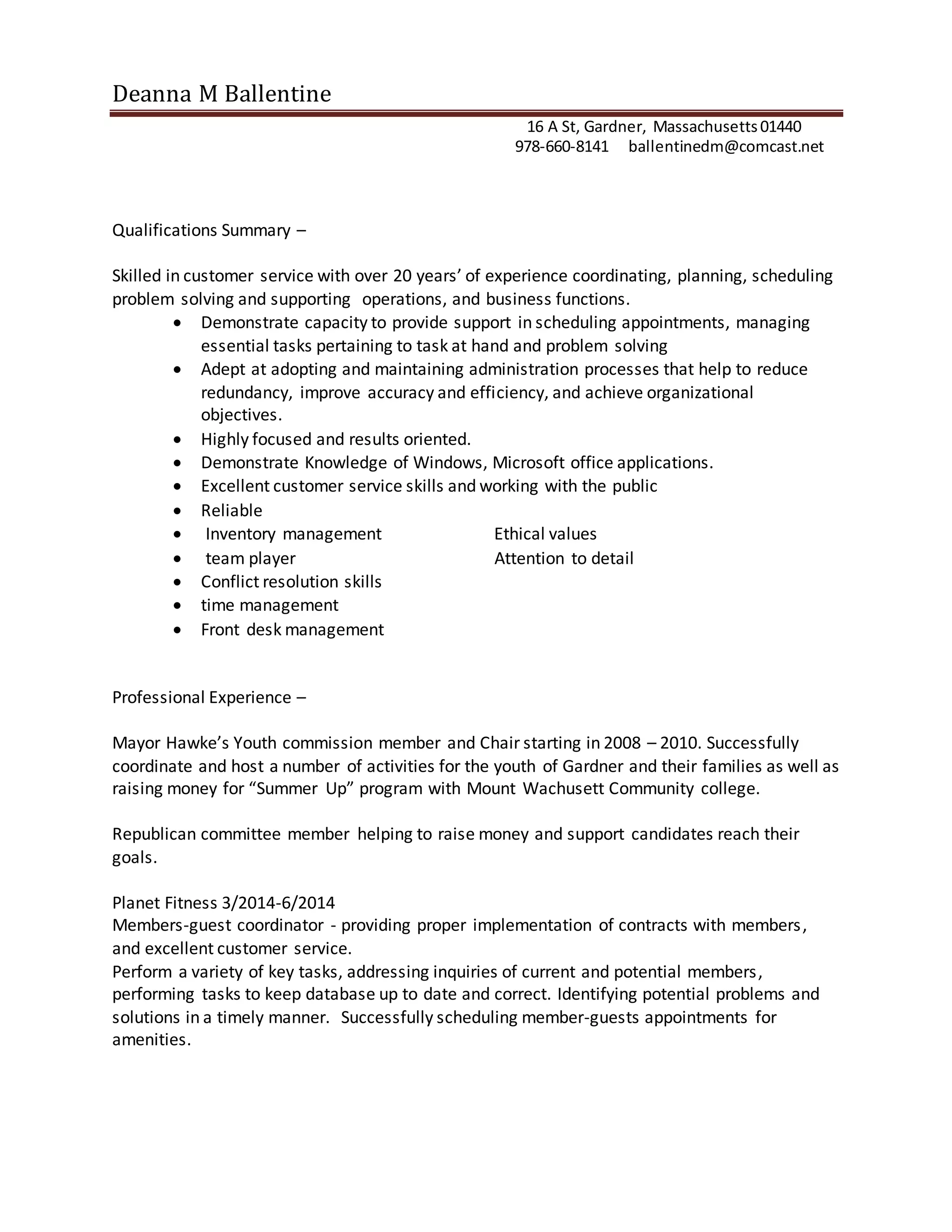 Deanna Ballentine Resume16 | PDF