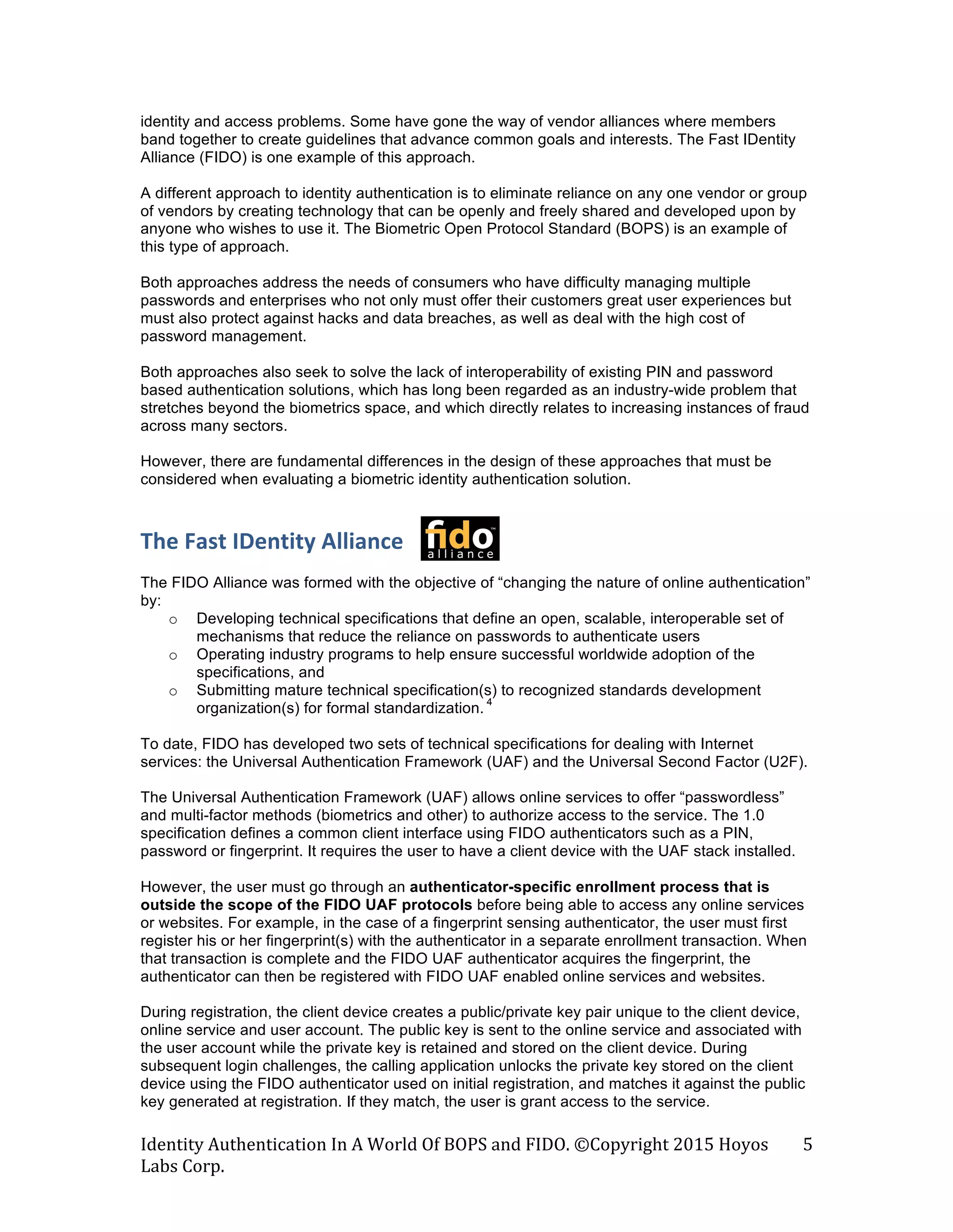 Identiy Authentication White Paper | PDF