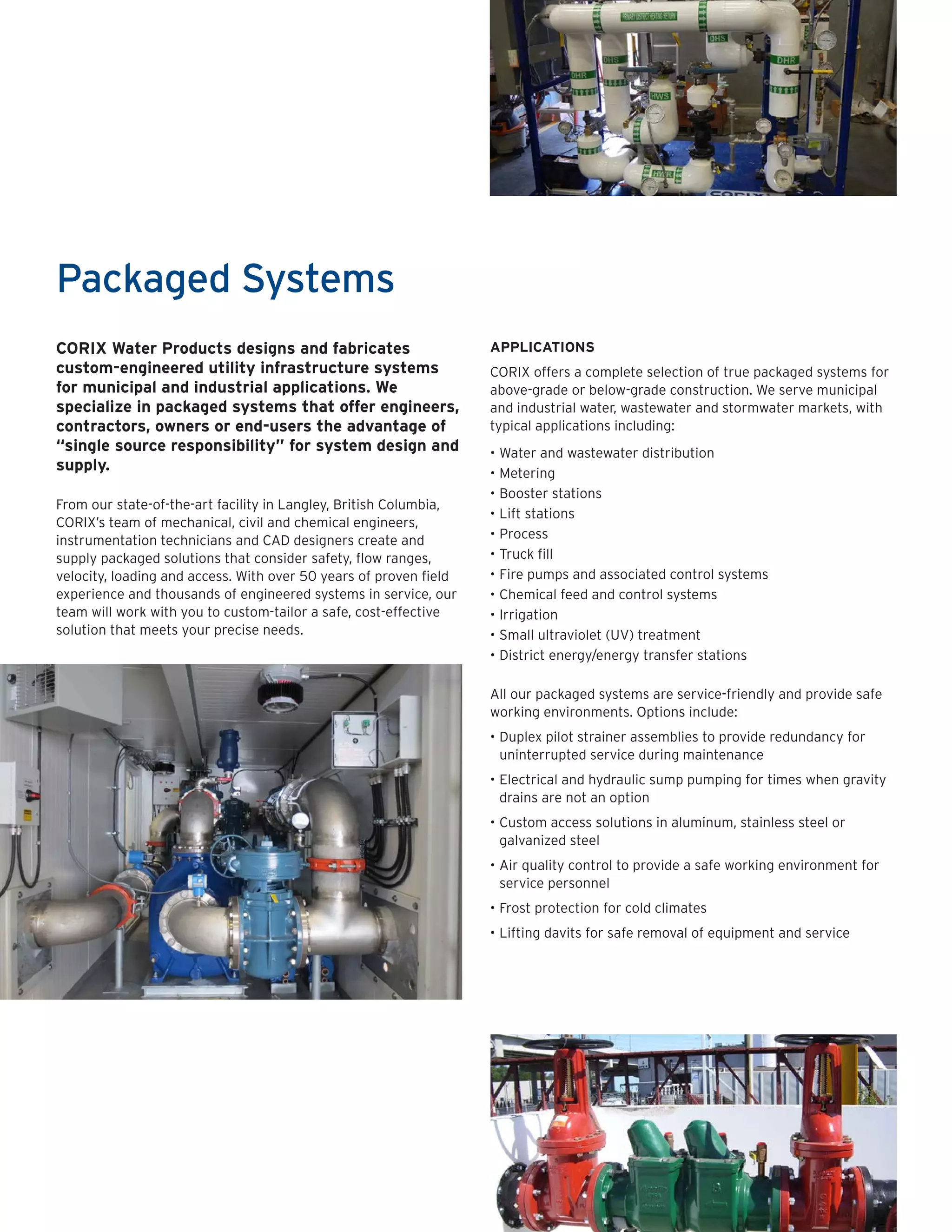 Corix - Package Station Brochure CDN | PDF