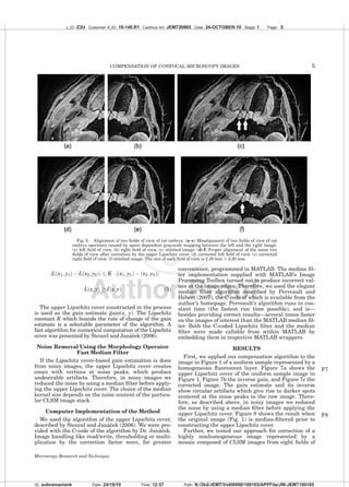 Compensation of Inhomogeneous Fluorescence Signal Distribution in 2D ...