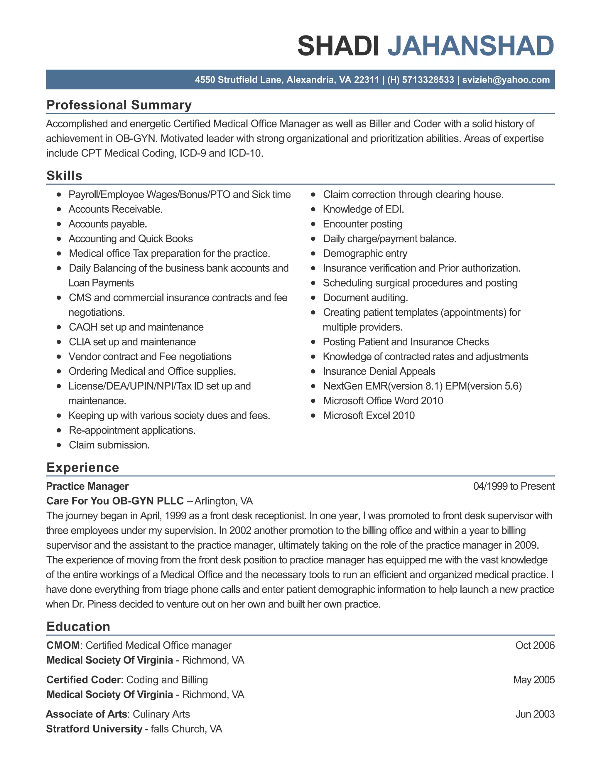 Final Resume 2015 | PDF