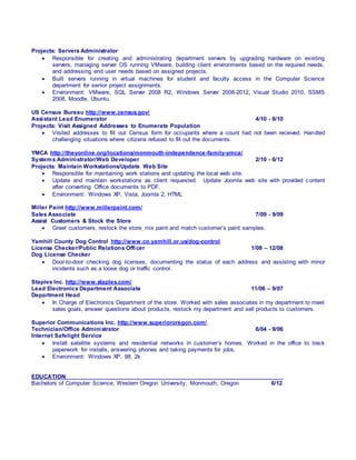 Chad Anderson Technical Resume | DOCX