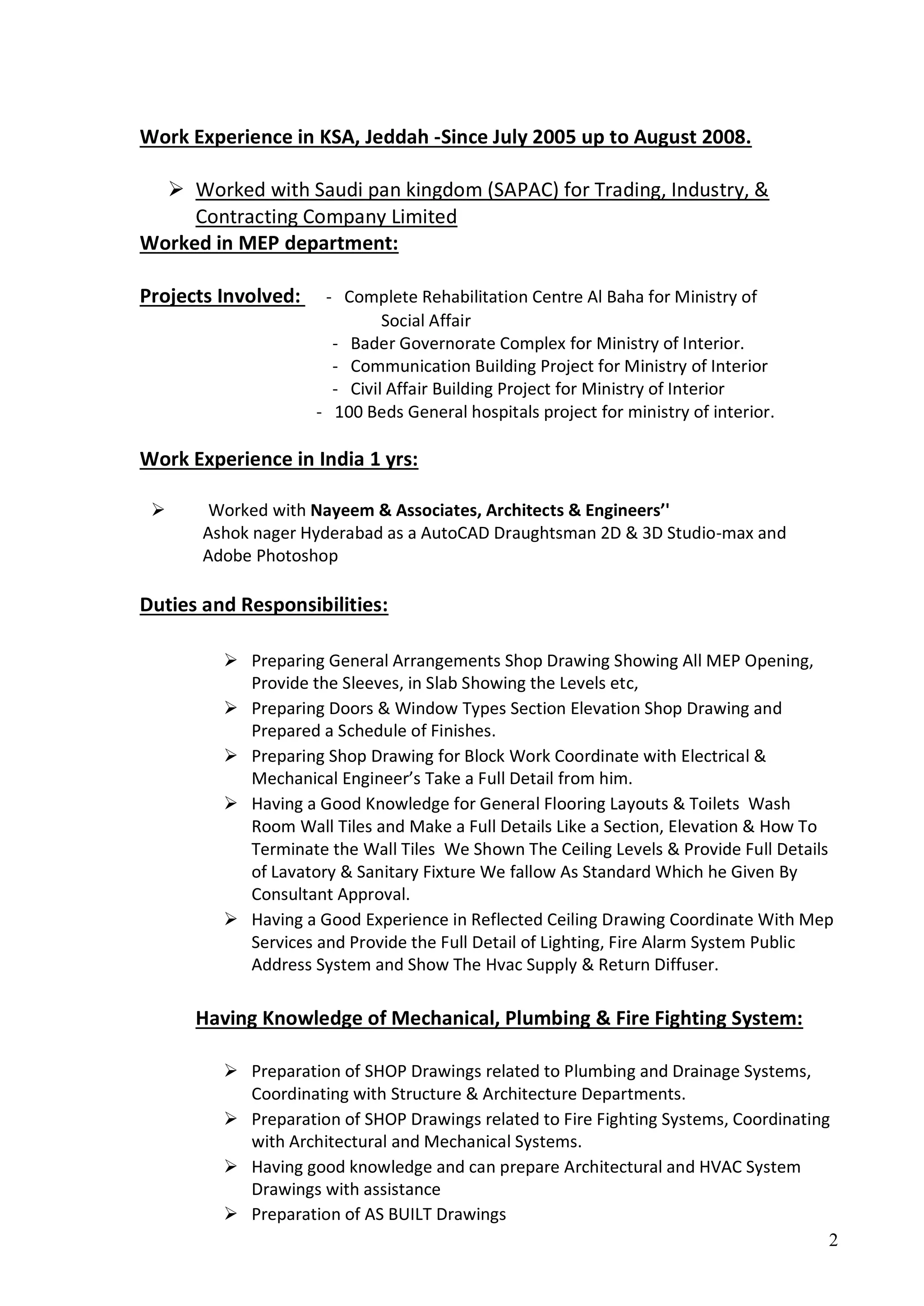 Mohd Sami Updated CV | PDF