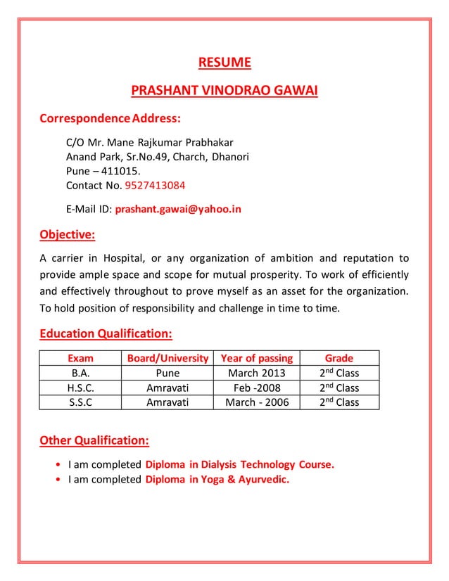Prashant RESUME | DOCX