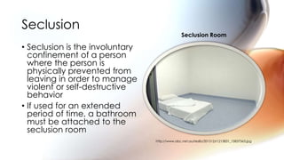 The Use of Restraints in a Pediatric Population | PPTX