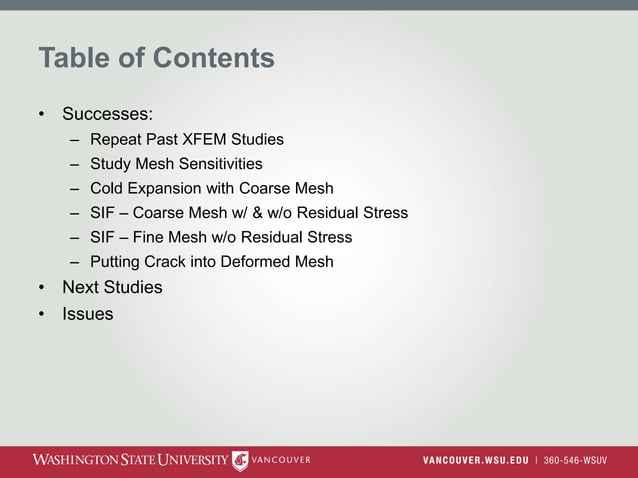 Daniel Stockton - XFEM PRESENTATION | PPT