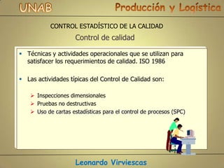 A5 control de calidad | PPT