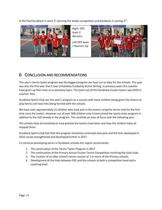 Tennis Taster Program 2016 Final Copy | PDF