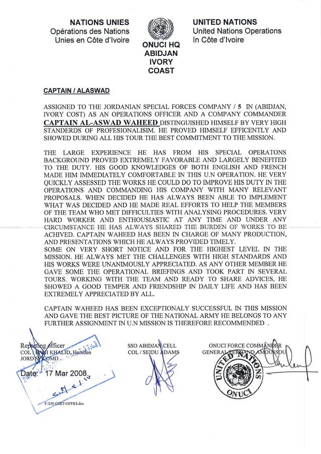 UN Certificate | PDF