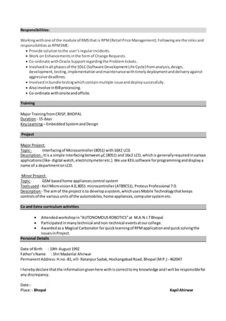 Kapil Resume | DOCX