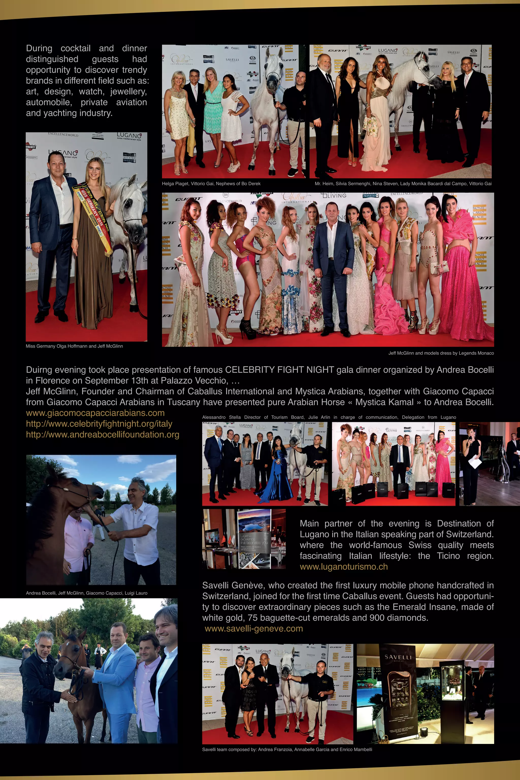 1. PRESS RELEASE CABALLUS EW GALA DINNER_2015 high def | PDF