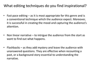A5 editing in trailer research | PPT