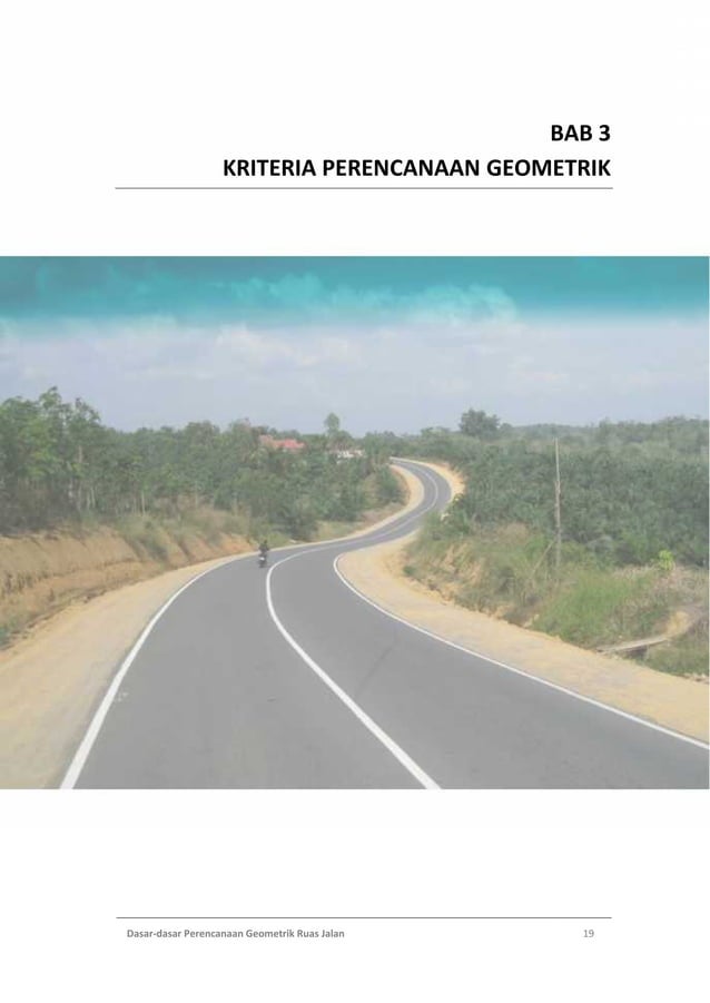 A5ee1 Modul 3 Dasar Dasar Perencanaan Geometrik Ruas Jalan Pdf