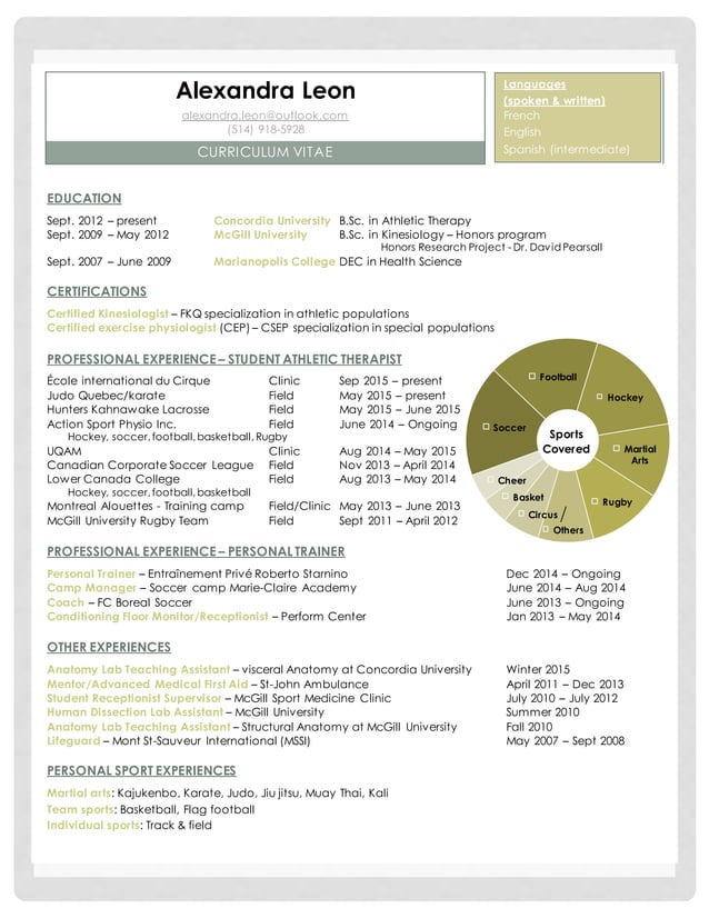 CV Alexandra Leon | PDF