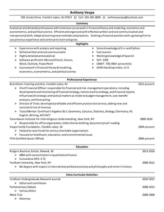 Vespa CV | DOCX
