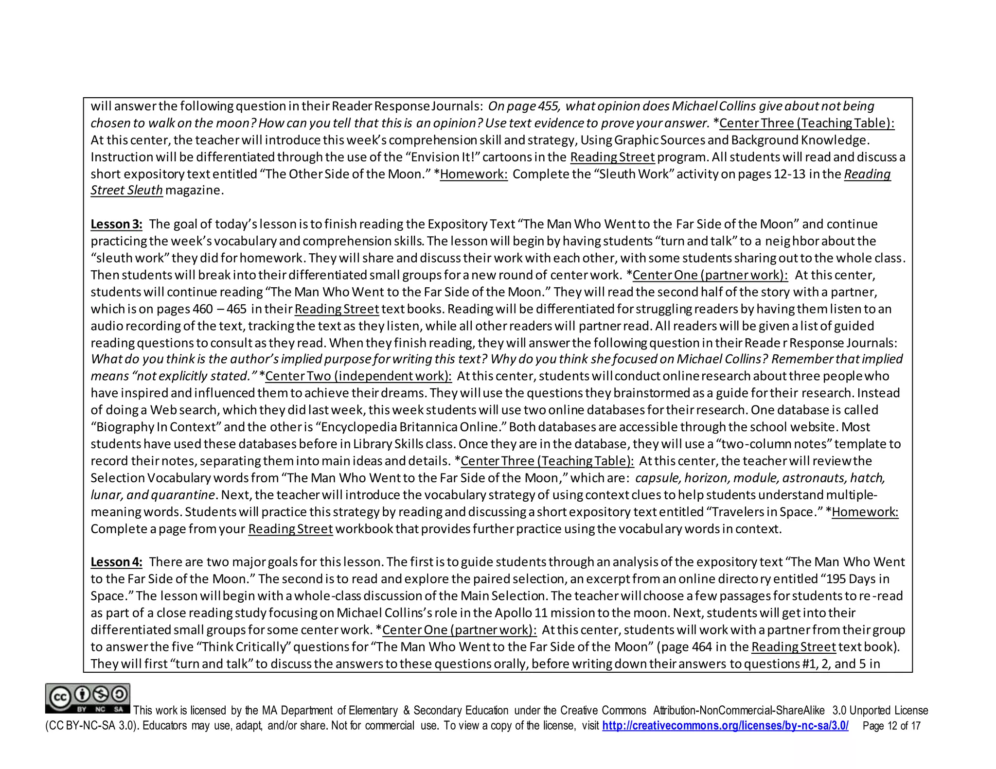 MCU - ELA Grade 4 - Emma Demastrie | DOCX | Education