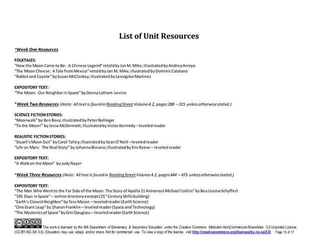 MCU - ELA Grade 4 - Emma Demastrie | DOCX | Education