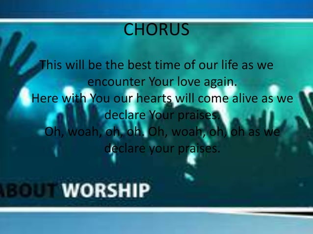 This is our time | PPT