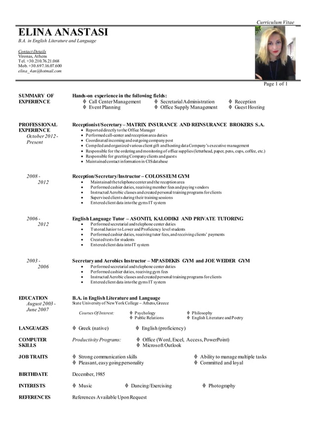 Elina-CV-EN-r1-1 | PDF