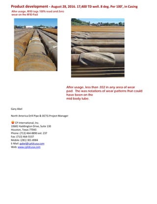 Band- ID RFID Inspection - Asset Tracking for OCTG- Drill Pipe ...