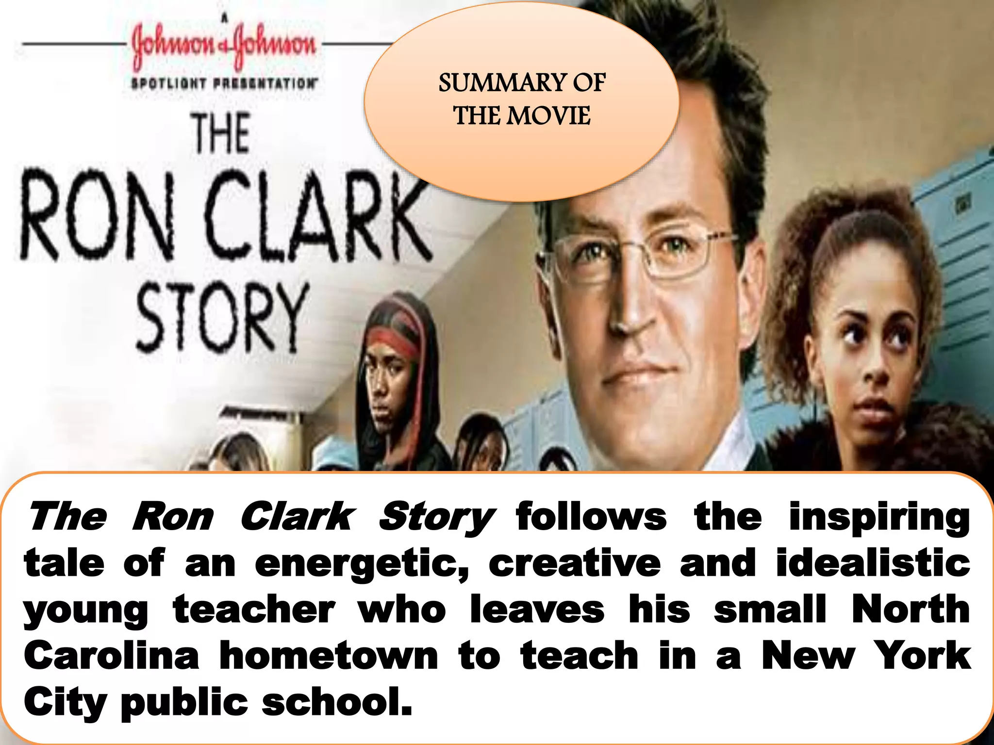 THE RON CLARK STORY | PPTX | Education