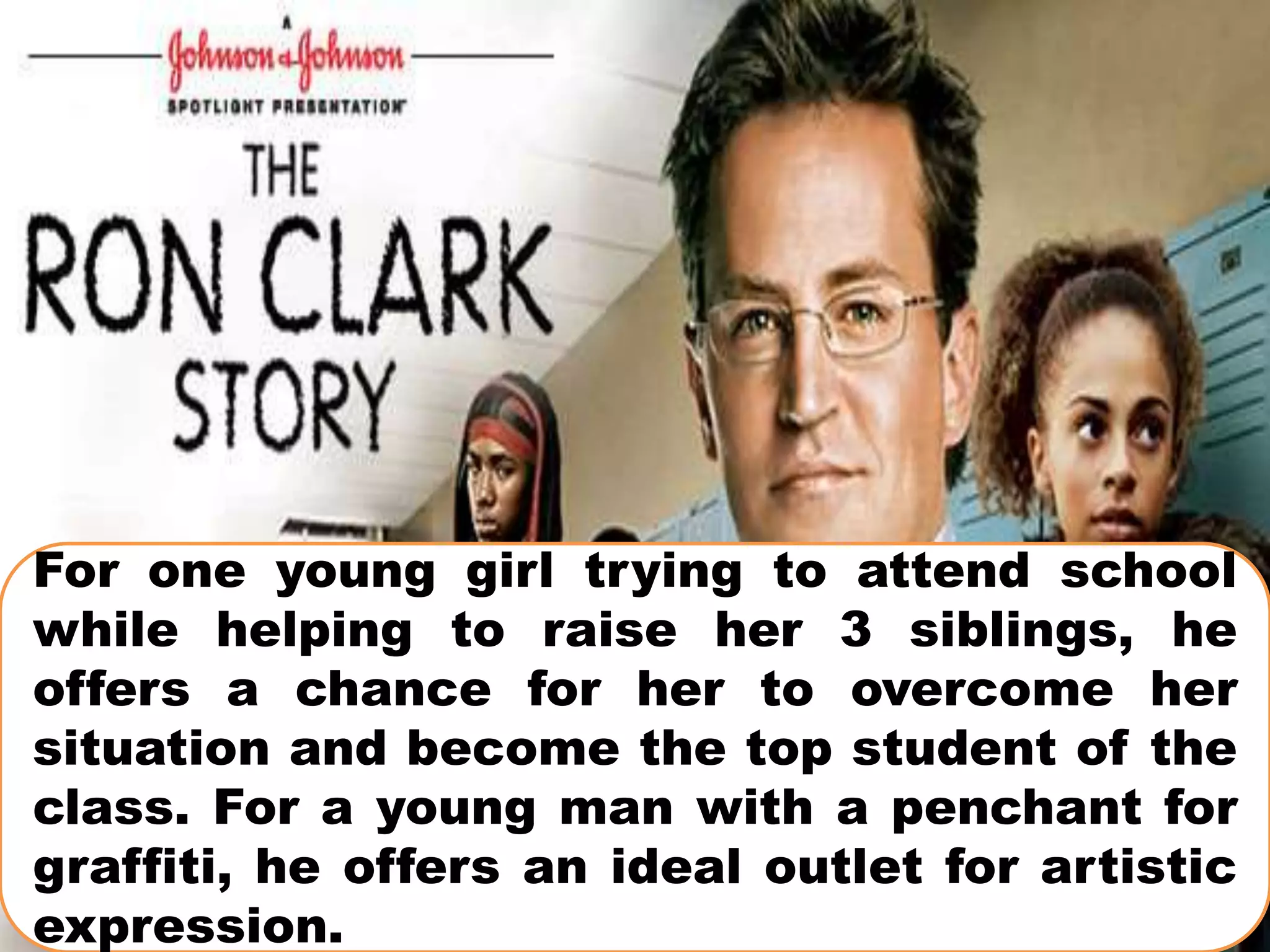 THE RON CLARK STORY | PPTX | Education