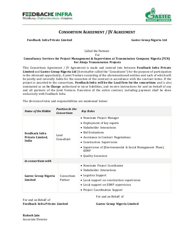 Consortium Agreement