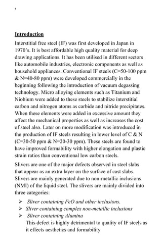 Reduction of Slivers in IF Skin Panel | PDF