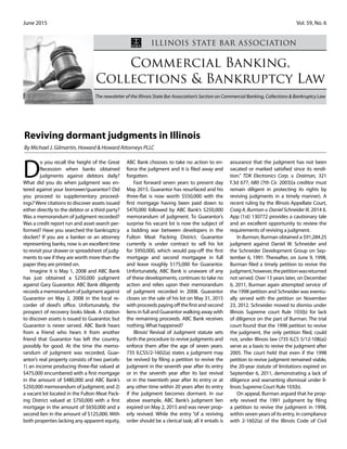 Revival of Dormant Judgments in Illinois | PDF | Legal Services ...