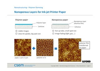 Nanotechnology Tools for Life Sciences | PPT