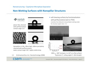 Nanotechnology Tools for Life Sciences | PPT