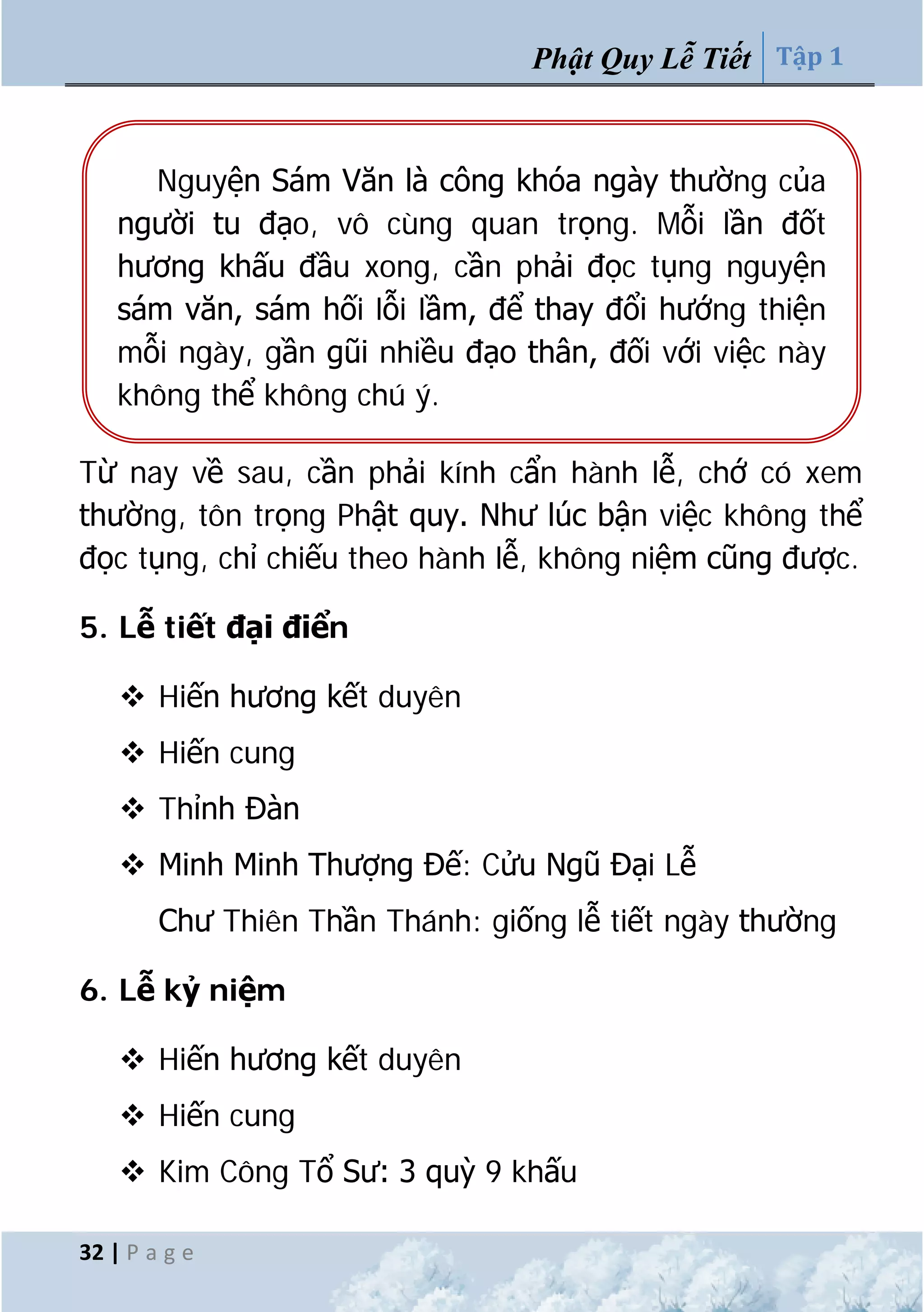 Phật Quy Lễ Tiết Trong Phật Đường | PDF