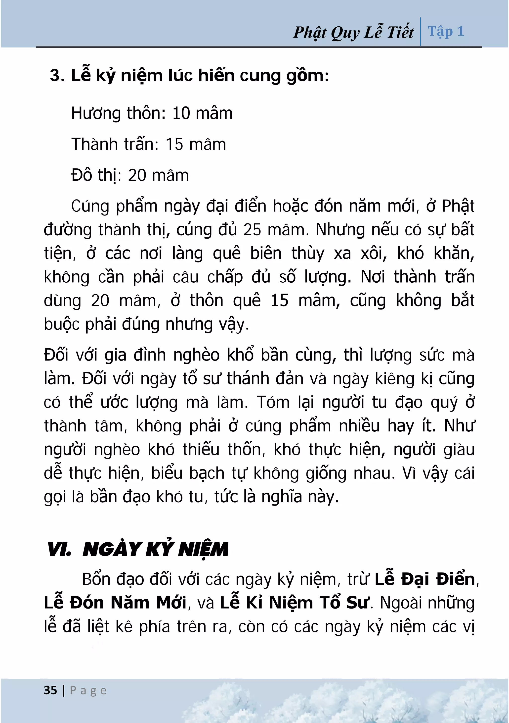 Phật Quy Lễ Tiết Trong Phật Đường | PDF