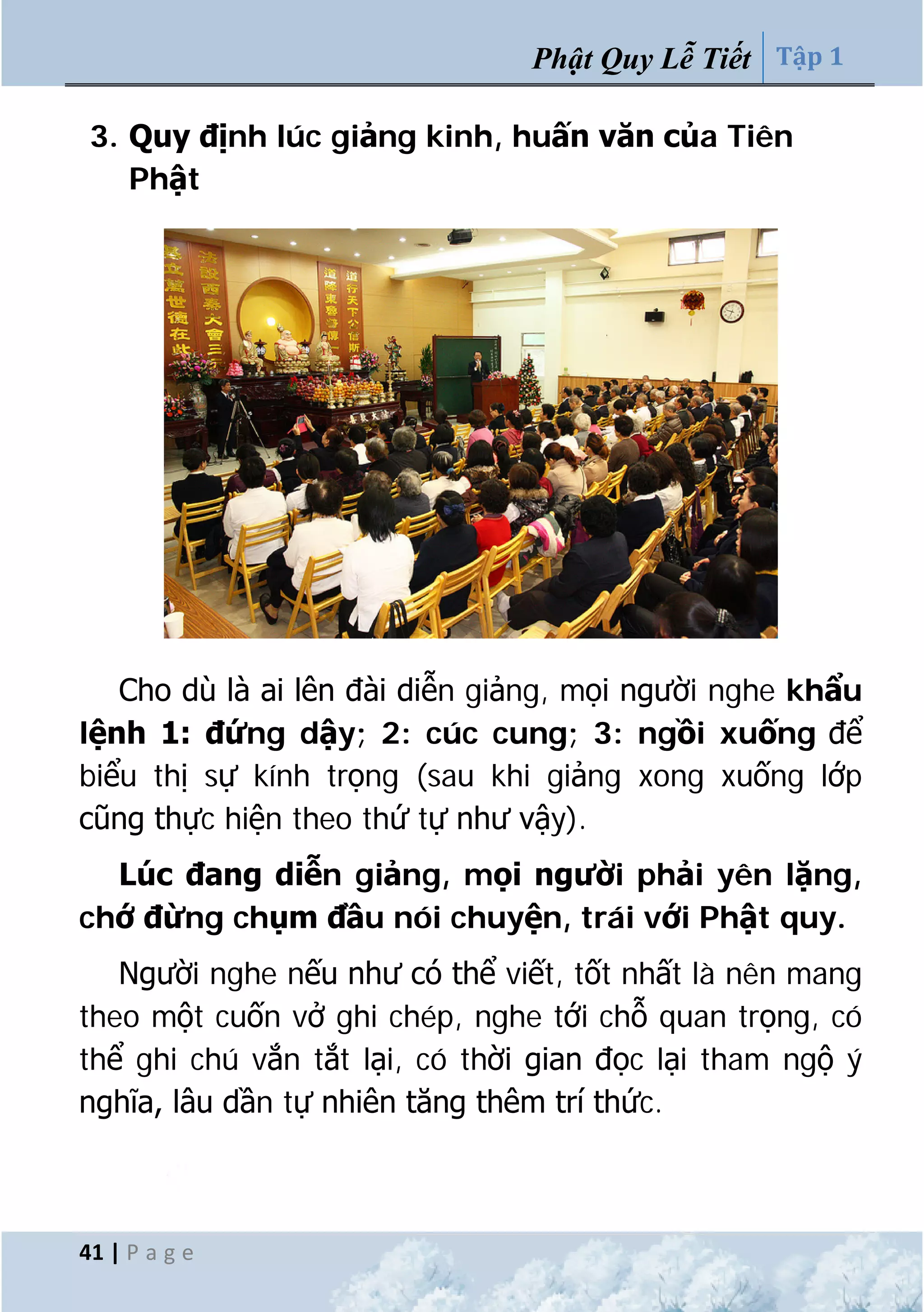 Phật Quy Lễ Tiết Trong Phật Đường | PDF