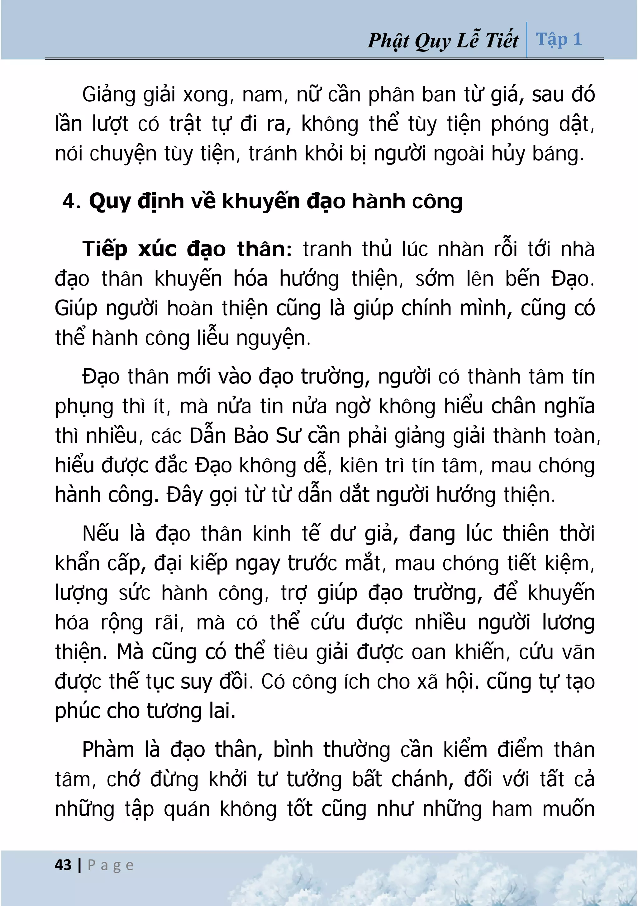 Phật Quy Lễ Tiết Trong Phật Đường | PDF