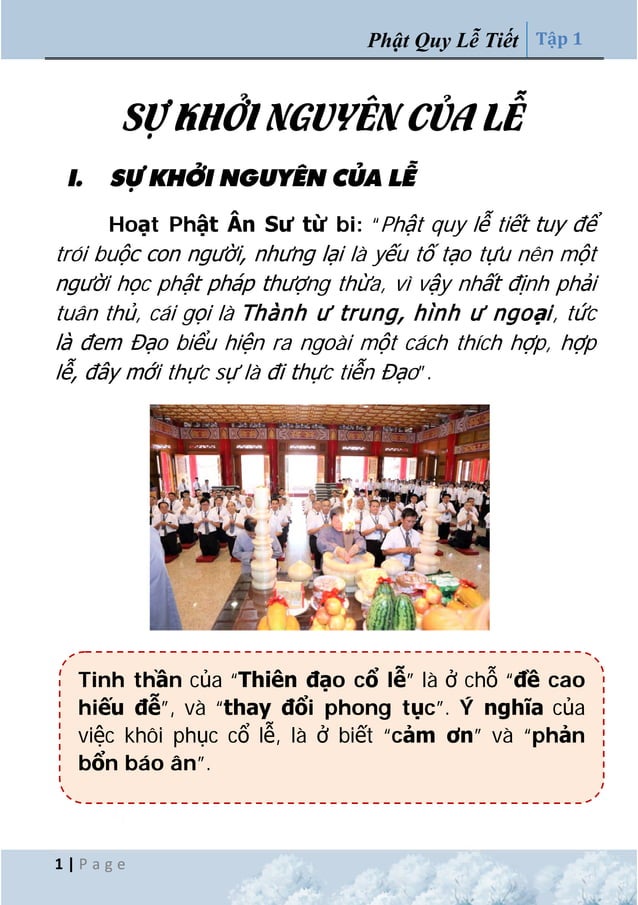 Phật Quy Lễ Tiết Trong Phật Đường | PDF