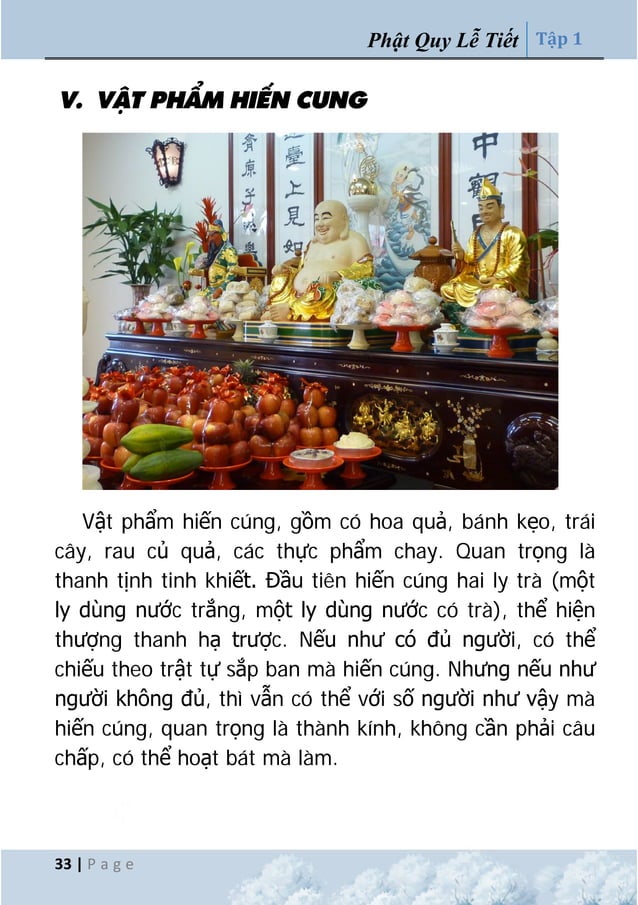 Phật Quy Lễ Tiết Trong Phật Đường | PDF
